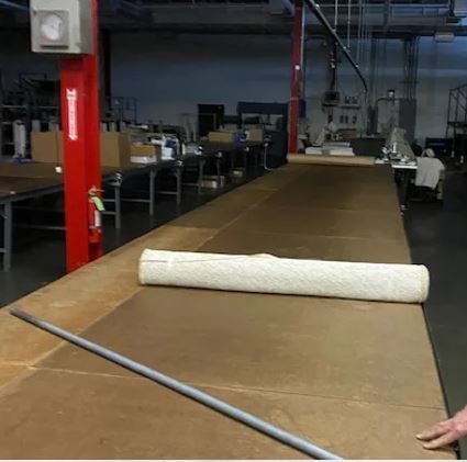 2 Fabric Spreader Tables