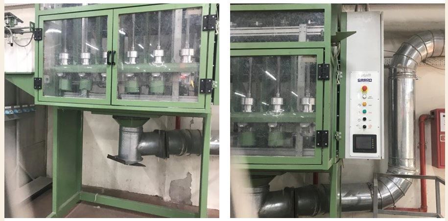 SCHONENBERGER ROVING BOBBIN TRANSPORT SYSTEM