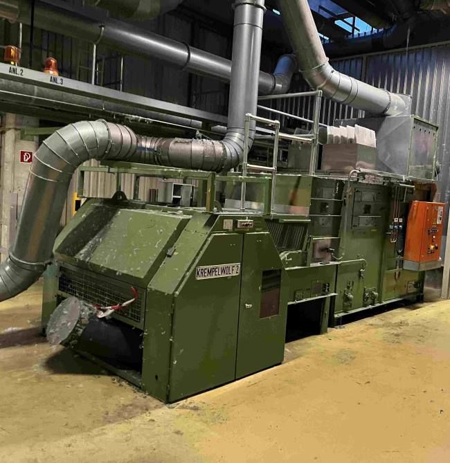 Temafa Carding willow and hopper feeder