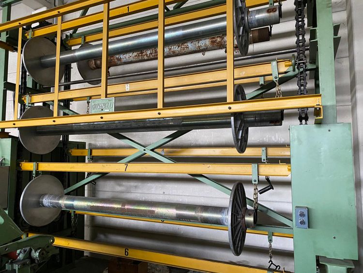 Paternoster Beam storage, Warp beam transport