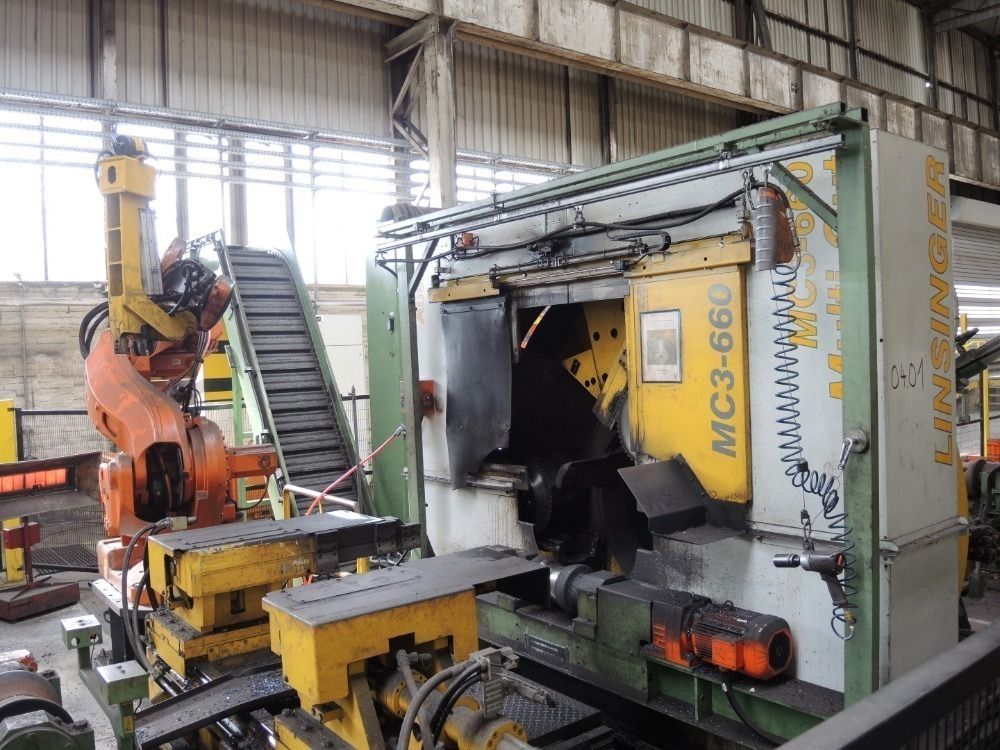 LINSINGER MC3-660 Multi-Tube SAW Automation