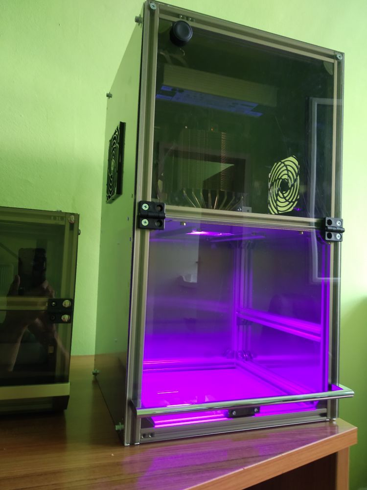 2 UV curing oven 300x300 mm