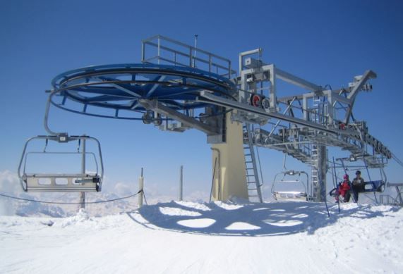 Doppelmayr 4 seats fixed grip chairlift