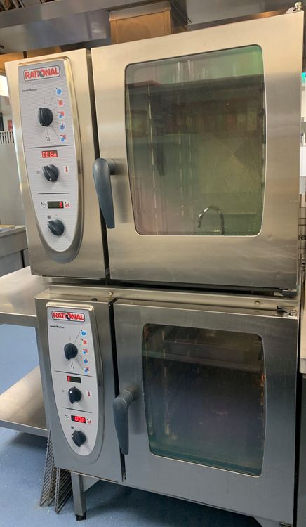 Rational Stacked CombiMaster Electric 6 Grid Combi Ovens