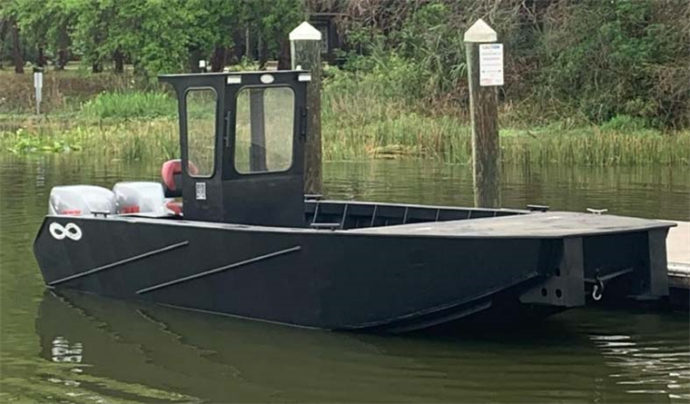 23-foot Modified V Hull HDPE Work Skiff