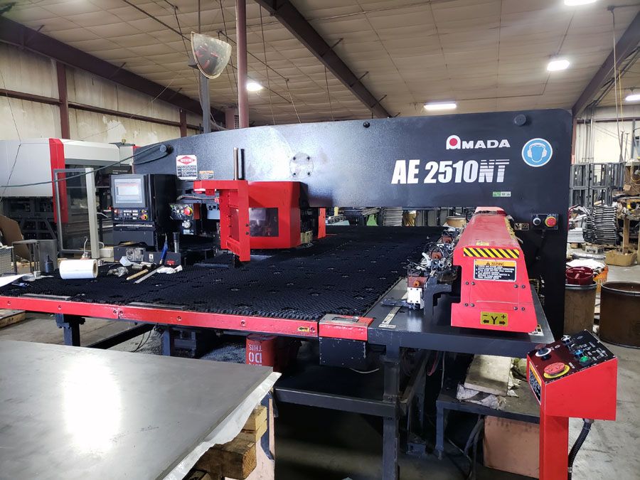 Amada AE-2510NT AC-Servo turret punch press 22 Ton
