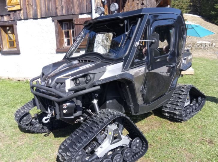 Can-Am ATV with tracks
