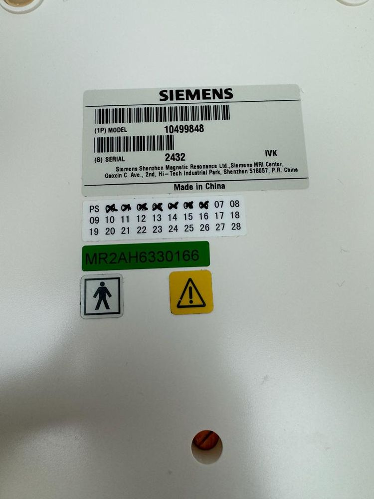 Siemens Wrist Coil