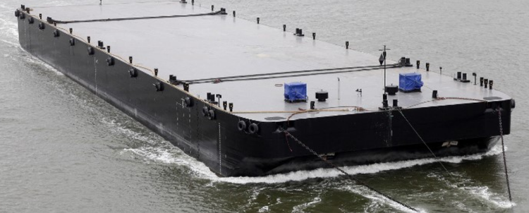 Flat Top Deck Cargo Barge