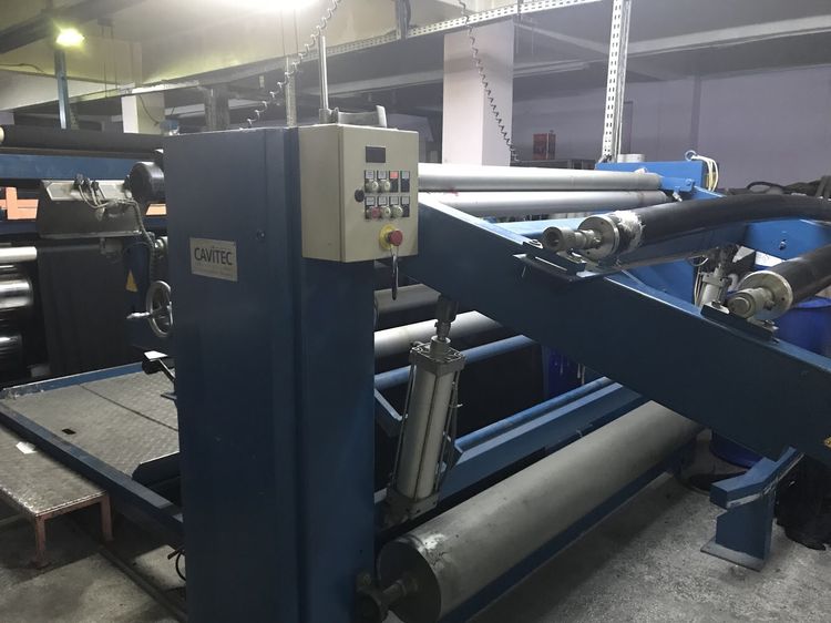 Cavitec hotmelt line, yoc: 2000, ww: 1.8 m