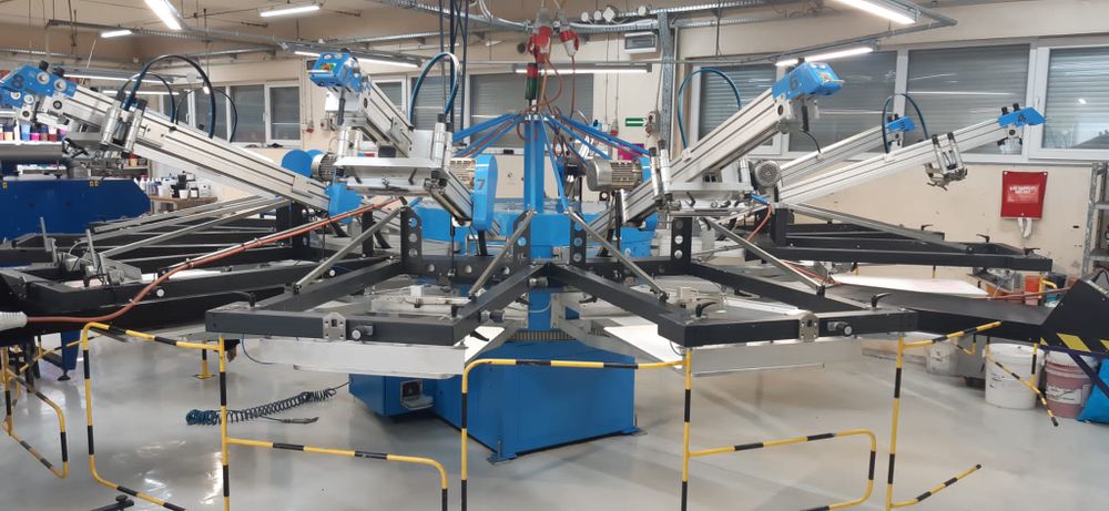 Schenk Variprint SPIDER V2002 Carousel printer