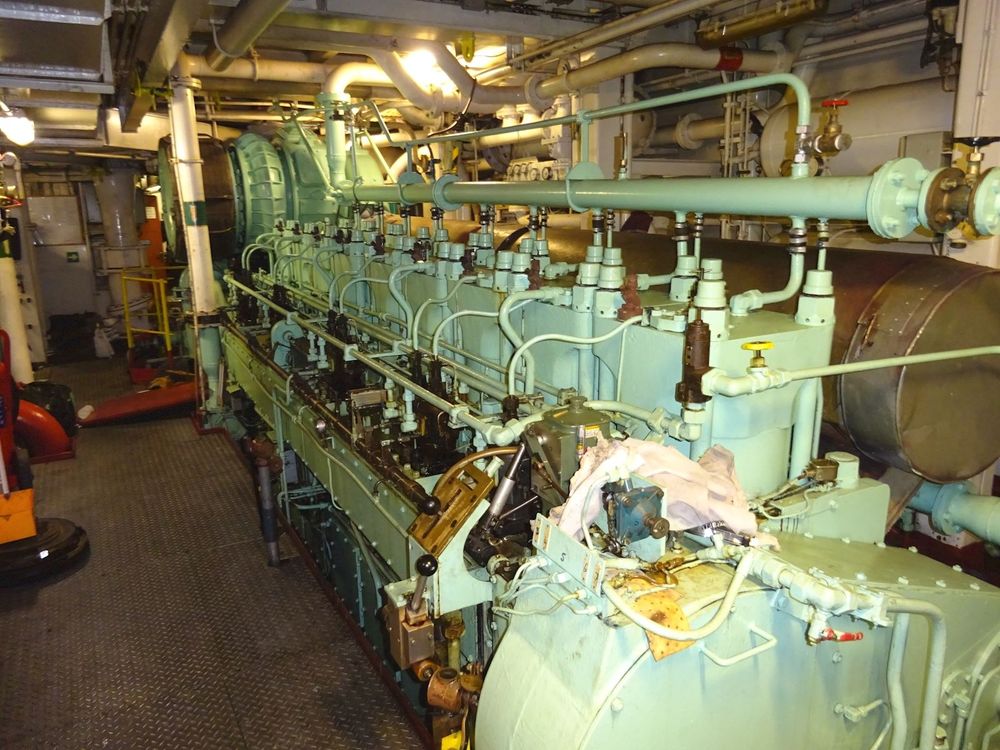 Wichmann 9AXAG Marine Diesel Engine