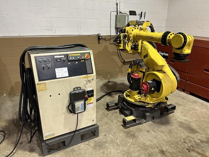Fanuc R2000iA/165F ROBOT WITH CONTROLLER, CABLES, AND TEACH PENDANT. 6 ...