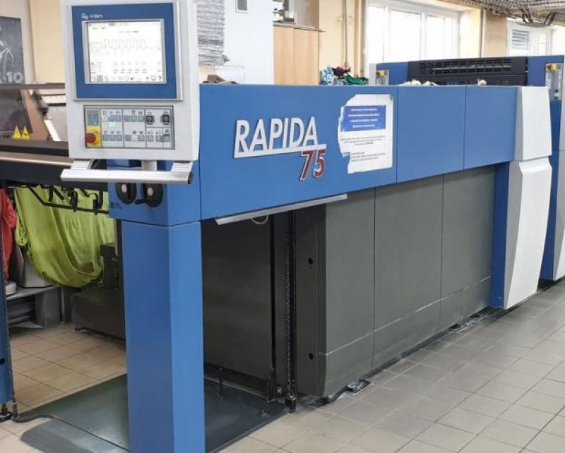KBA RAPIDA 75 - 5 + L 530x750 mm