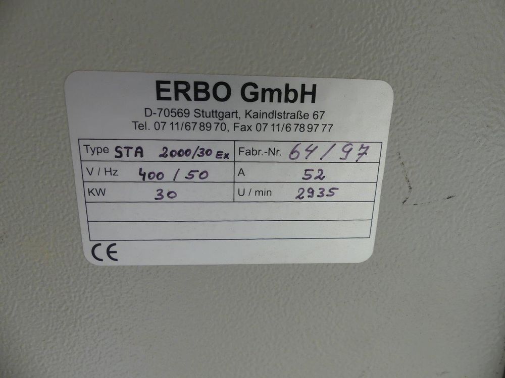 Erbo Central Vacuum System Erbo for pcb production