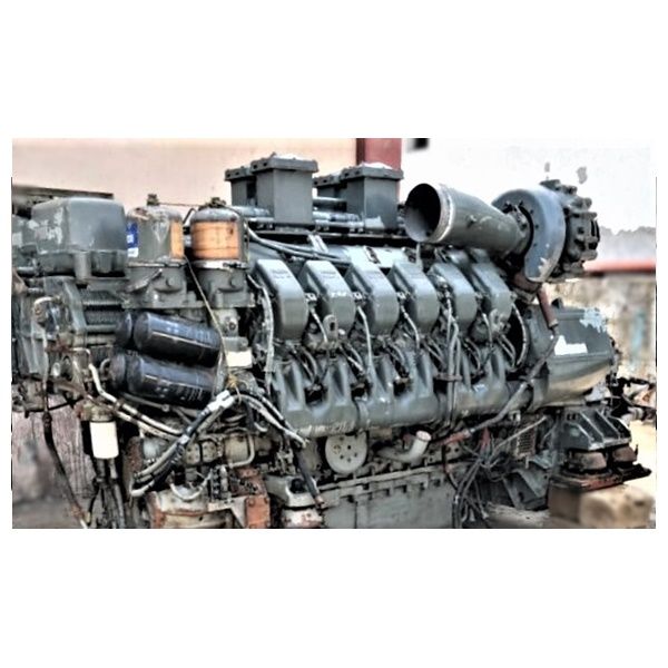 2 MTU 12V4000 MTU Diesel Motor Engine with its ZF GEARBOX