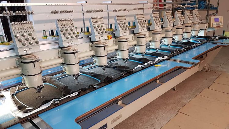 Barudan embroidery machine