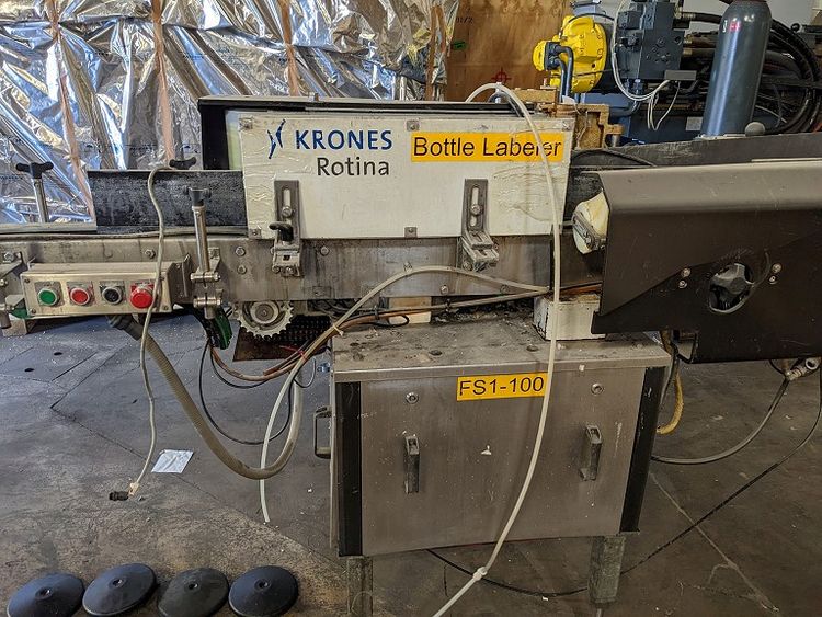Krones Series 47, Rotina Labeler - Cold Glue Wrap Around
