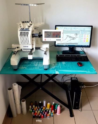 Brother PR600 single head