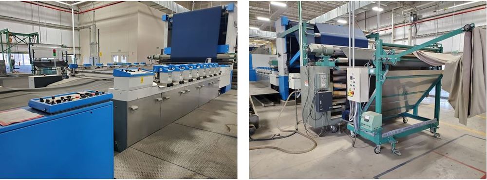 Stork RD8 170 Cm Rotary Screen Printer with steamer