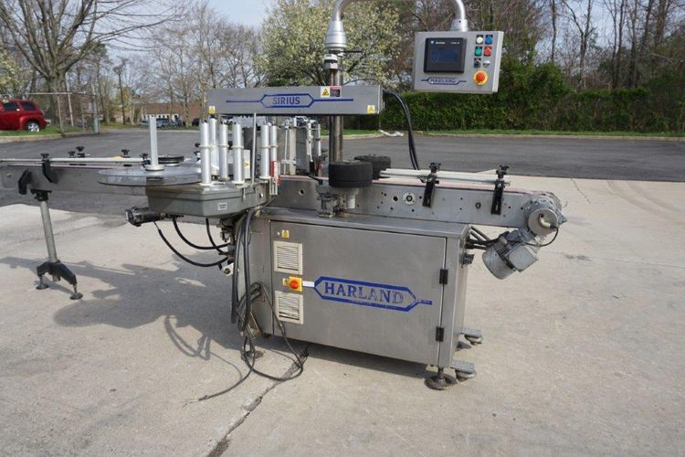 Harland Automatic Front and Back Pressure Sensitive Labeling Machine