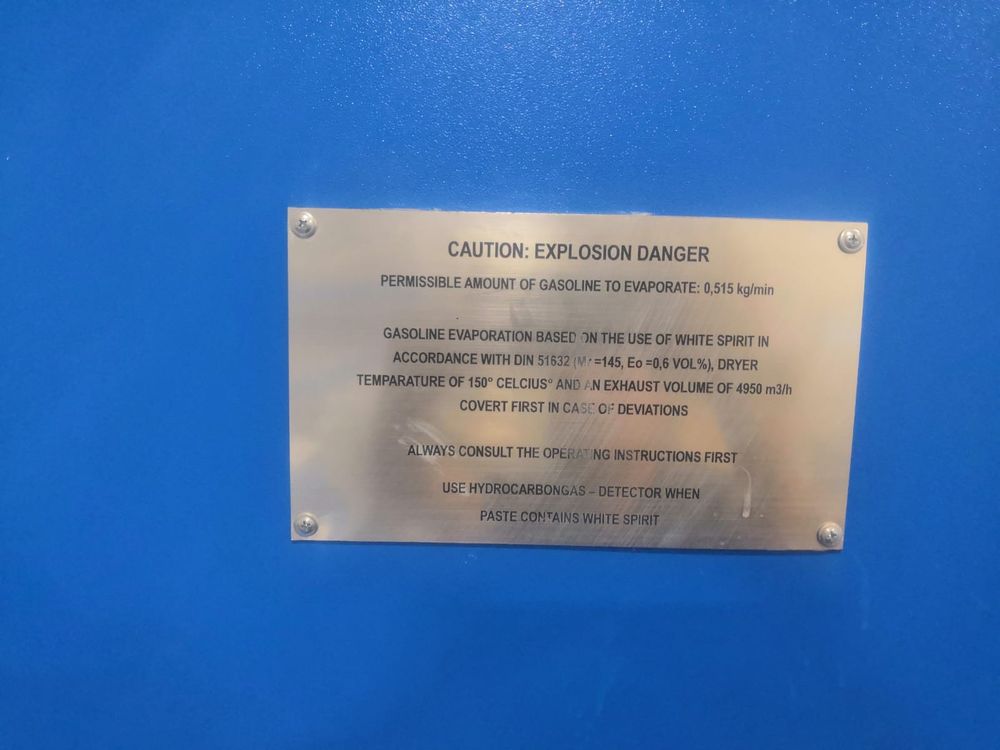 Stork RD8 170 Cm Rotary Screen Printer with steamer