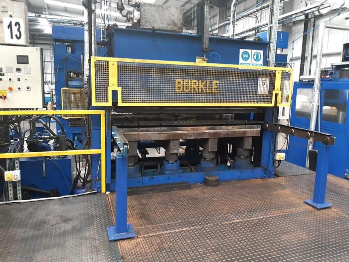 Burkle 8-Ram Upstroking Hydraulic Compression Press