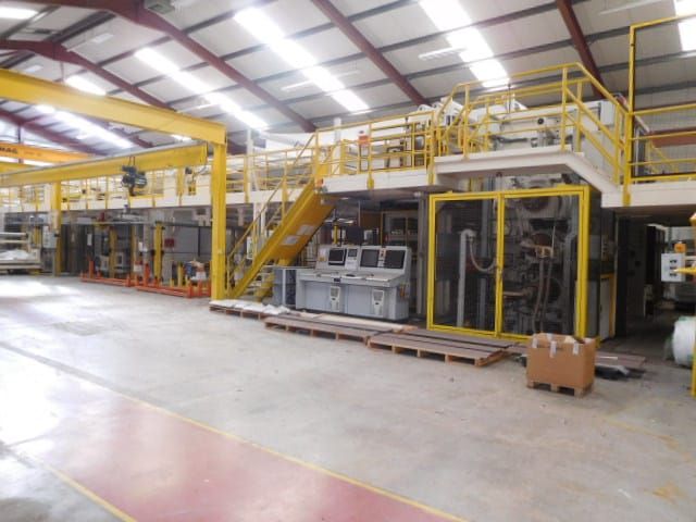 Berstorff, Krauss Maffei 3000mm wide Three Roll Calender