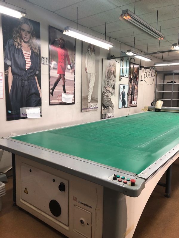 Lectra automatic cutting sample