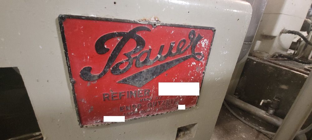 Bauer single disc refiner