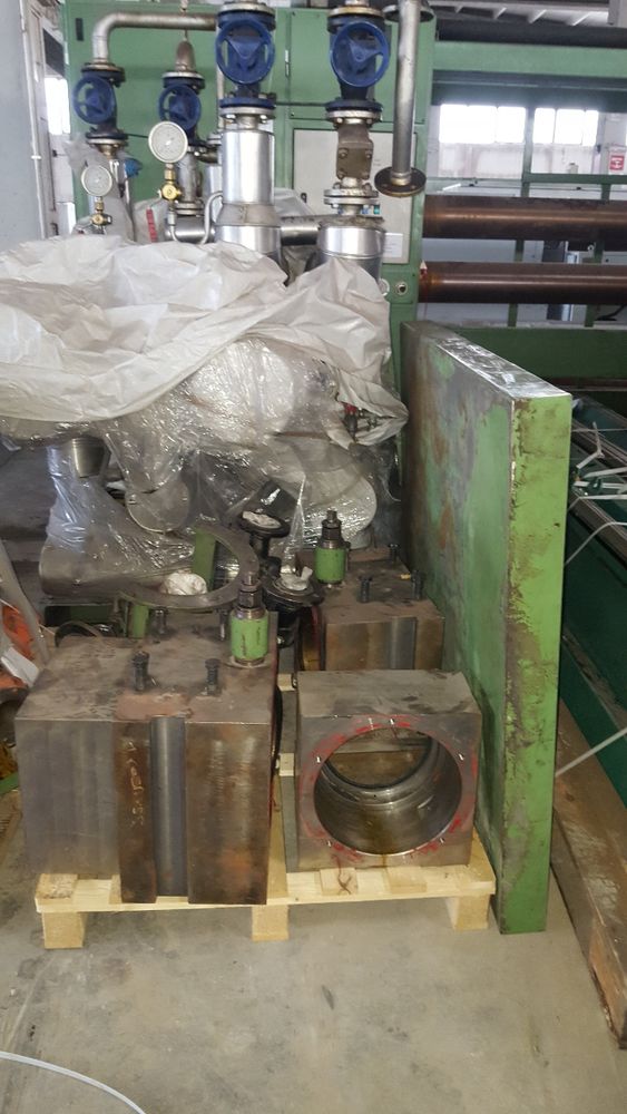 Comerio Ercole double cylinder thermobonding calender