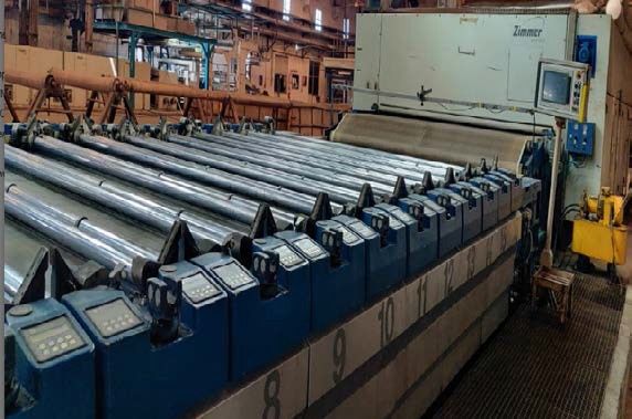 Zimmer RSD 669 320 Cm Rotary screen printing with Stork and CST engraver