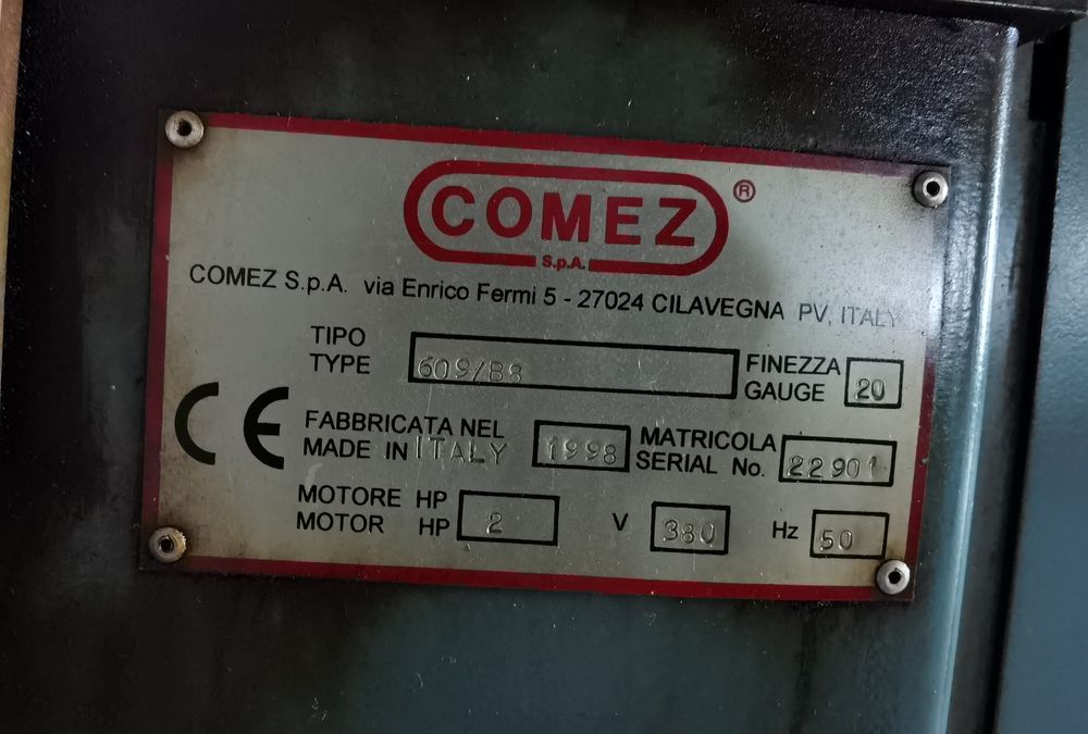 Comez 16set COMEZ 609 B3 B8 B12