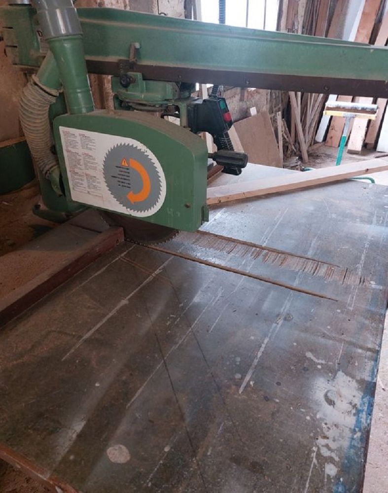 Planer, Router tenon saw, Chain mortiser, Radial saw, Band saw