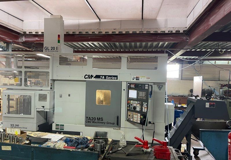 CMZ CNC Control Variable TA20MS robotic / palletized lathe