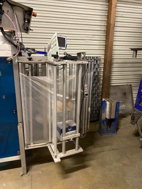 Intralox 3-channel stainless steel belt for bagging or tray packing