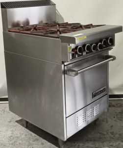 Garland S28, 4 Burner Range