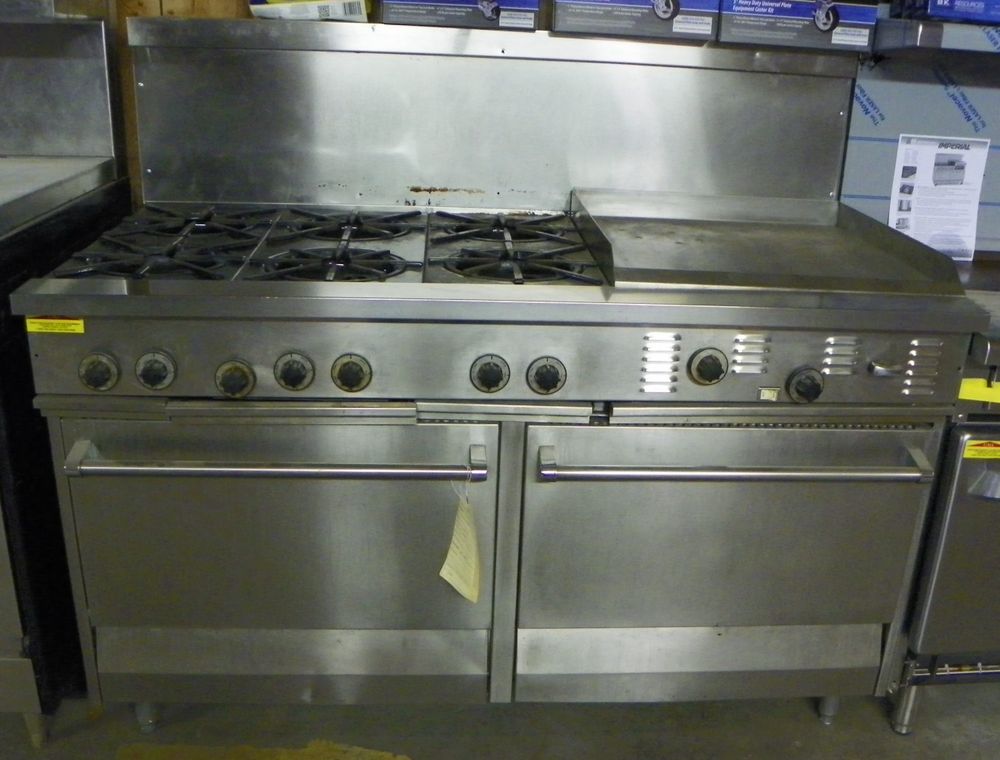 Garland R 284/1R/24G 6 Burner Range