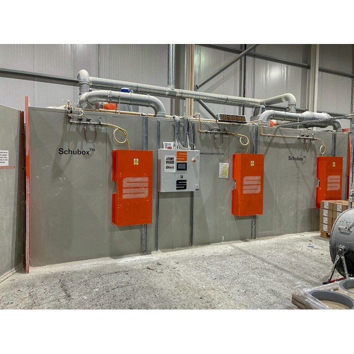 Schubox IR catalytic drying oven Gas Fired