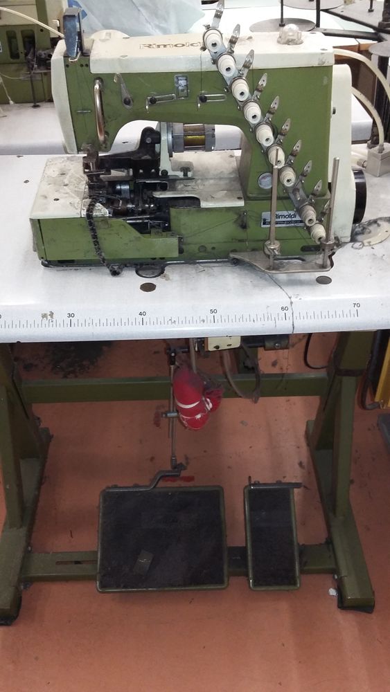 6 Mauser, Rimoldi, Union Various Sewing machines