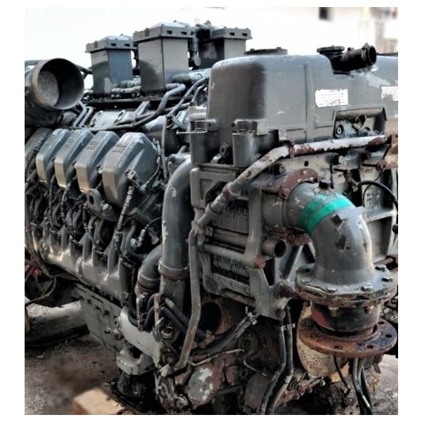 2 MTU 12V4000 MTU Diesel Motor Engine with its ZF GEARBOX