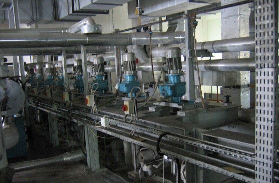 Barmag POY MICROFILAMENT EXTRUSION SPINNING LINE