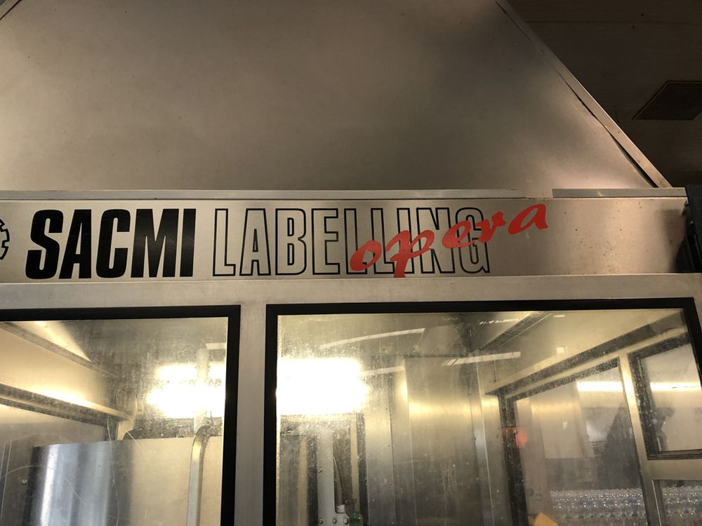 SACMI Opera 300RF Labelling