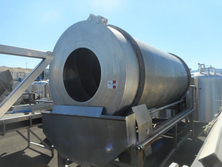 Rotary washer for vegetables