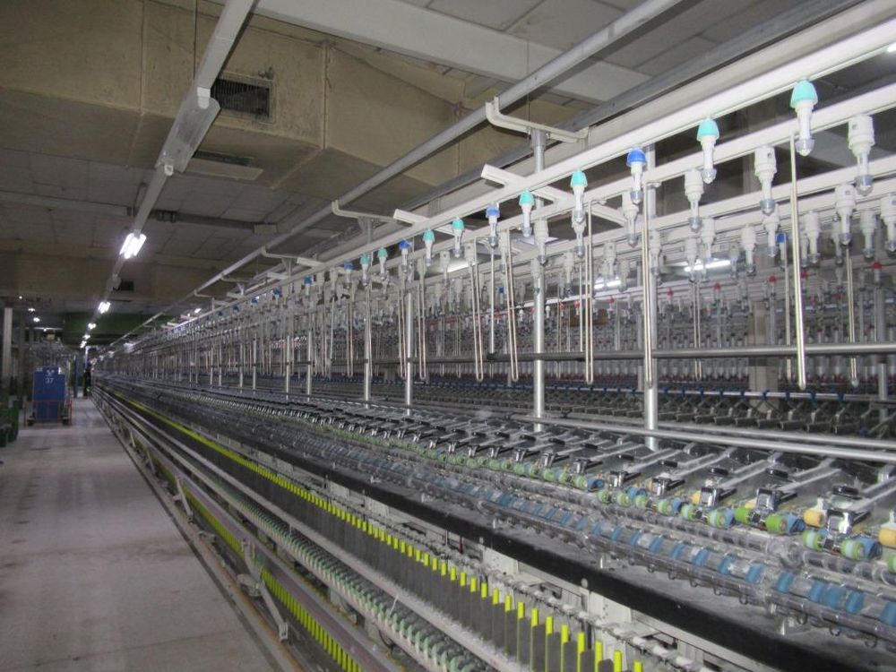 LMW LR60/AXL Ring Frame Linked to Winder