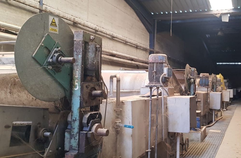 Fleissner 120 cm width Raw Wool Scouring Lines