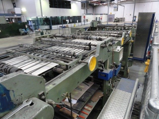 Bielomatik 1200 m RULING machine Mdl.98, BACK FOR SALE AT SMALL LOT/LOC ...