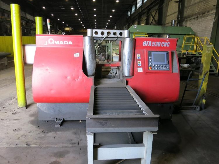 Amada HFA 530 CNC Band Saw CNC Control