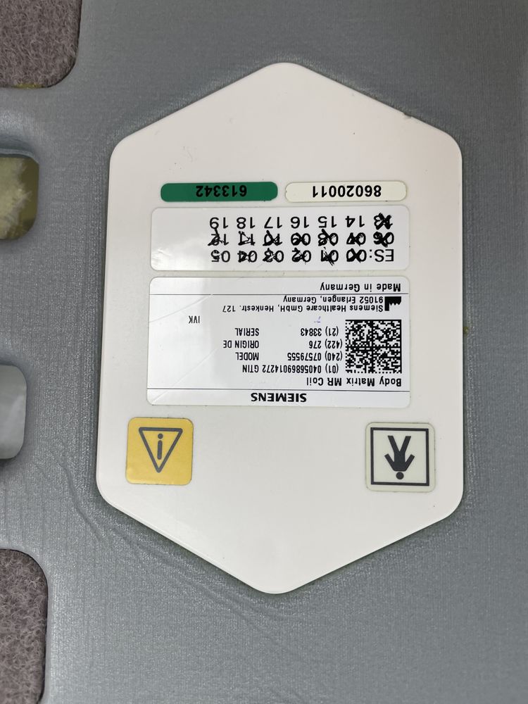 Siemens Body Matrix A Tim Coil