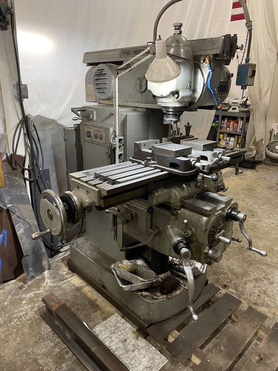 VAN NORMAN 2R-5-28 SWIVEL HEAD MILL 1600 RPM